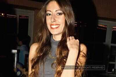 Mallisha enjoys at the launch party of Global Food Factory in Rajouri ...