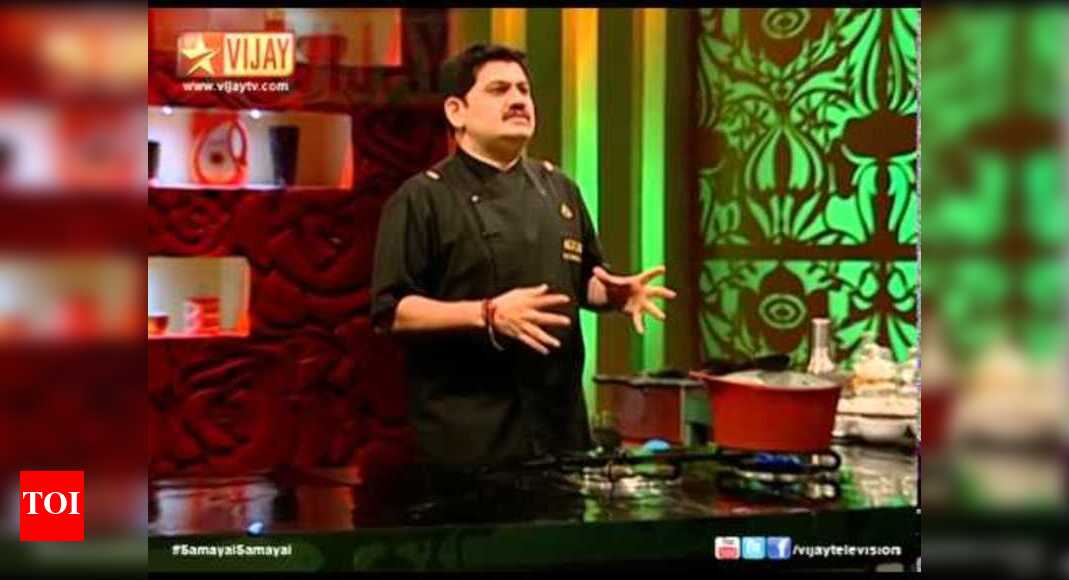 Venkatesh Bhat to reveal his secret recipes - Times of India