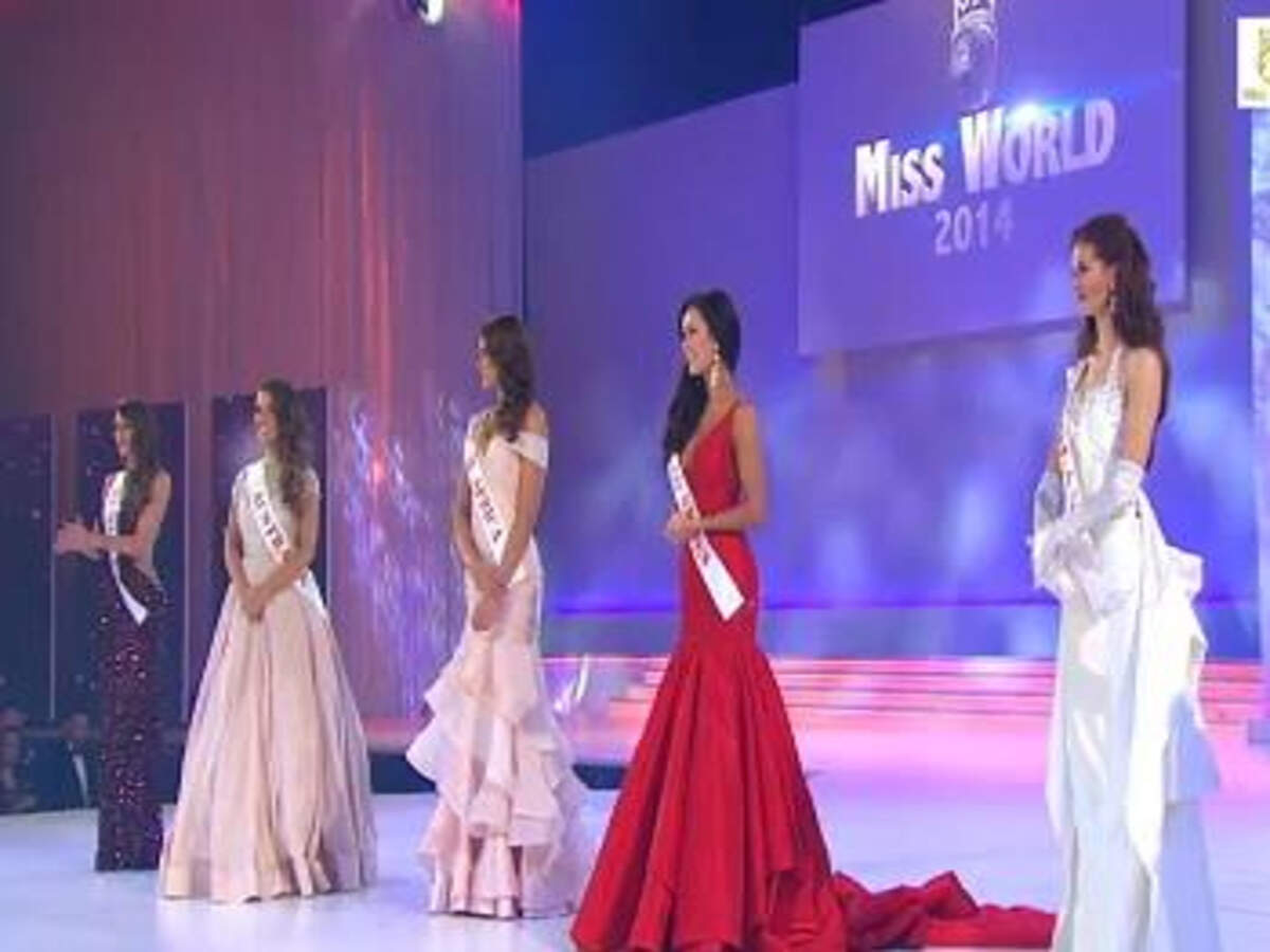 Top 5 at finalists at Miss World 2014
