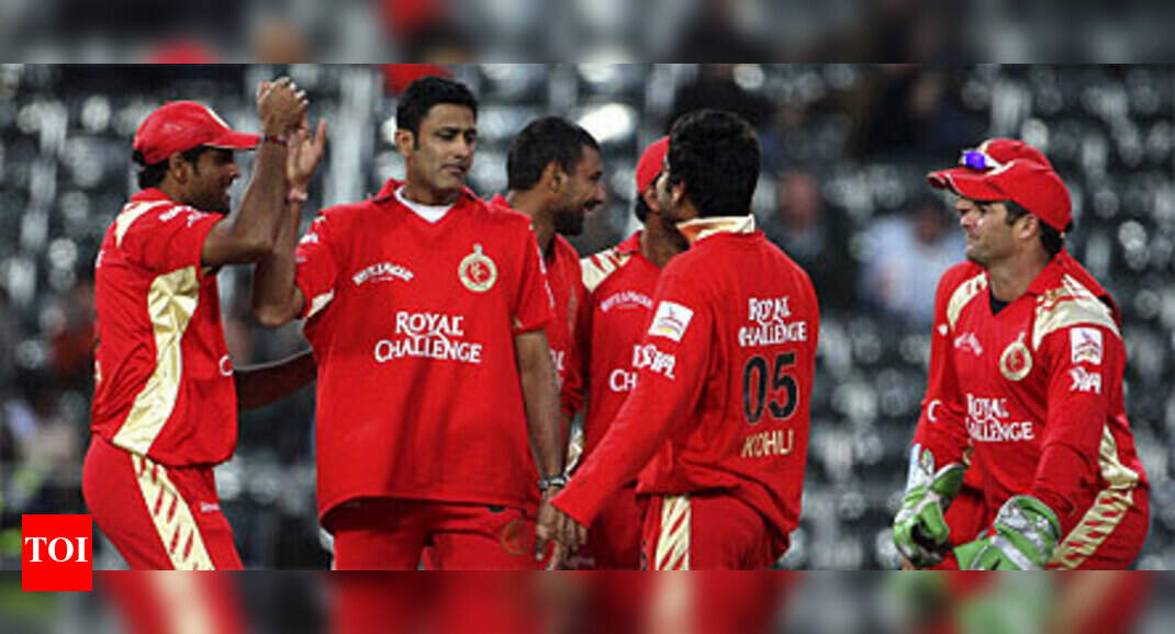 Bangalore Royal Challengers beat Deccan Chargers by 12 runs - Times of ...