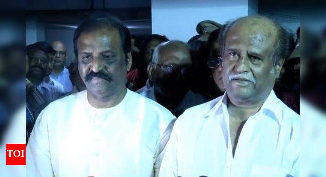 Rajinikanth pays tribute to K Balachander | Tamil Movie News - Times of ...