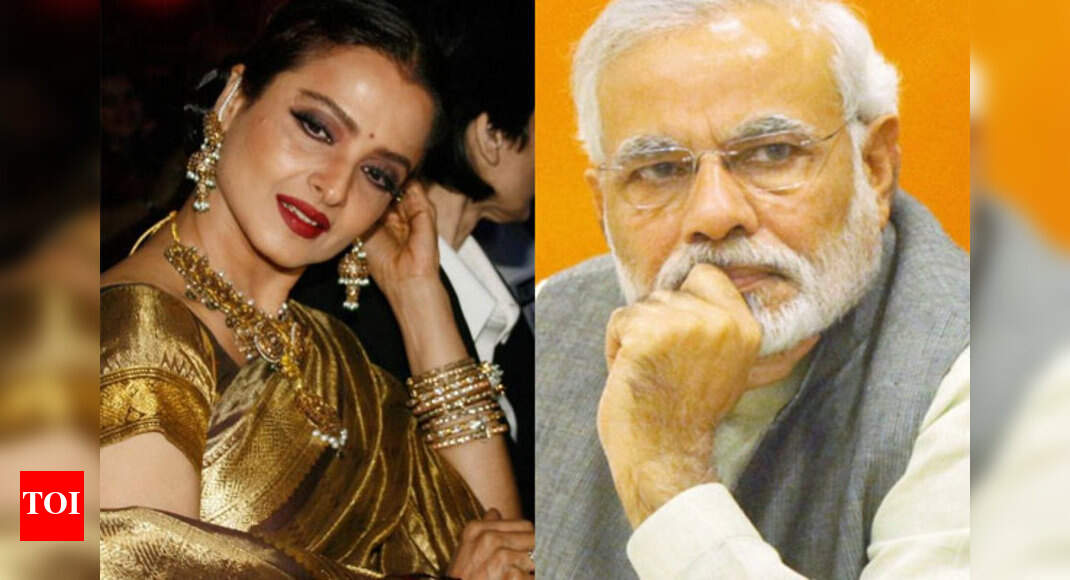 PM Narendra Modi, Rekha crowned hottest vegetarians by PETA | Hindi ...