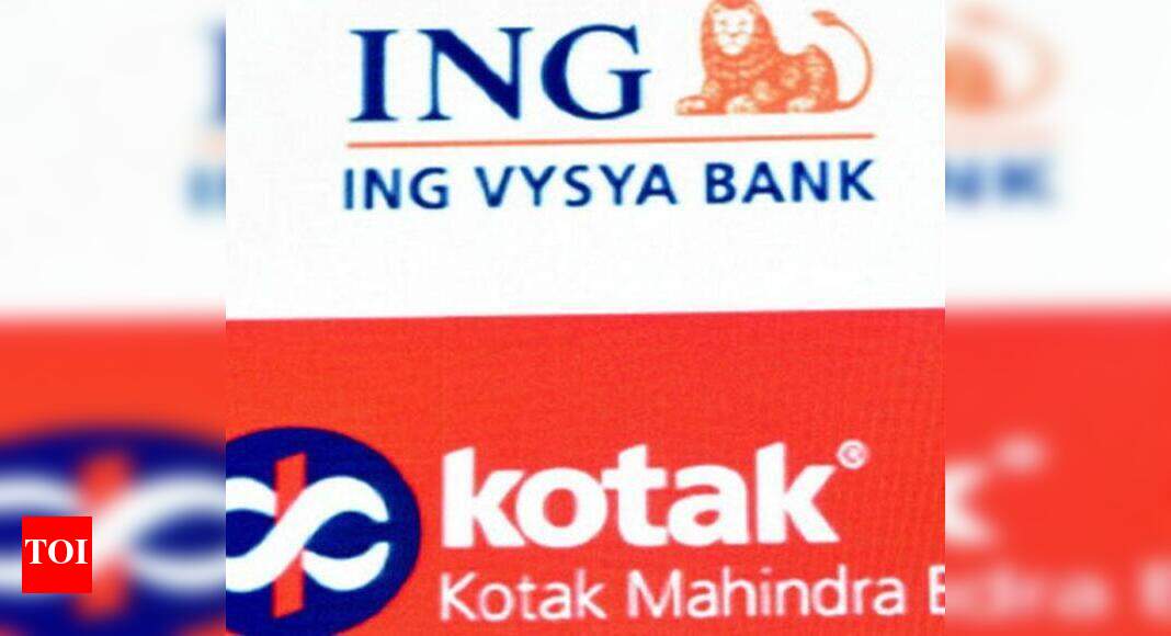 ING Vysya Bank staff concerned over merger with Kotak - Times of India