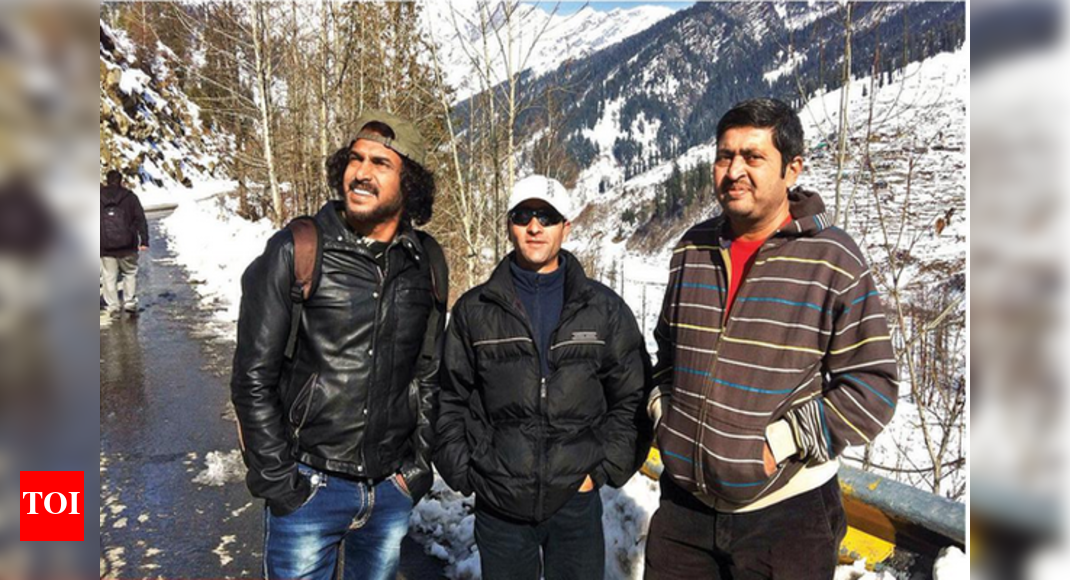 Uppi shoots in super low temperature | Kannada Movie News - Times of India