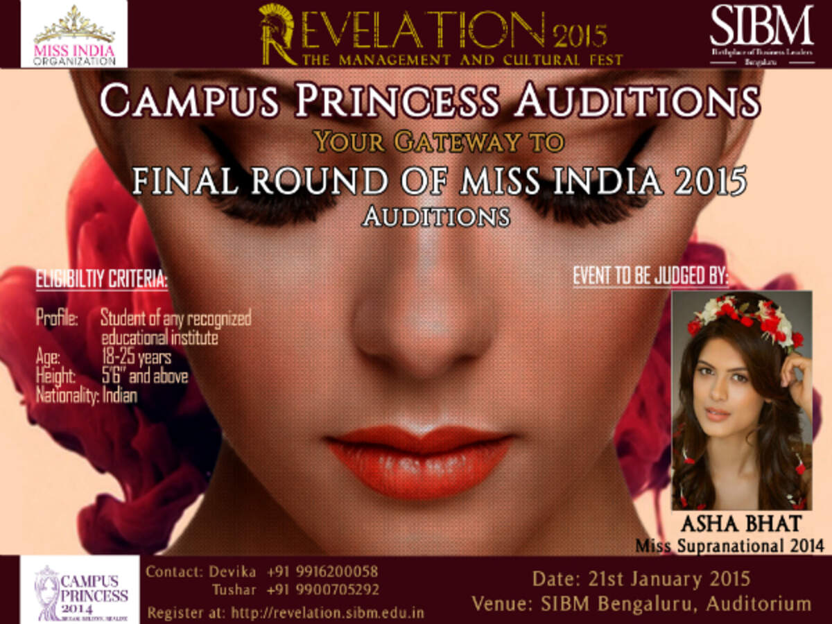 Your gateway to final round of Miss India 2015
