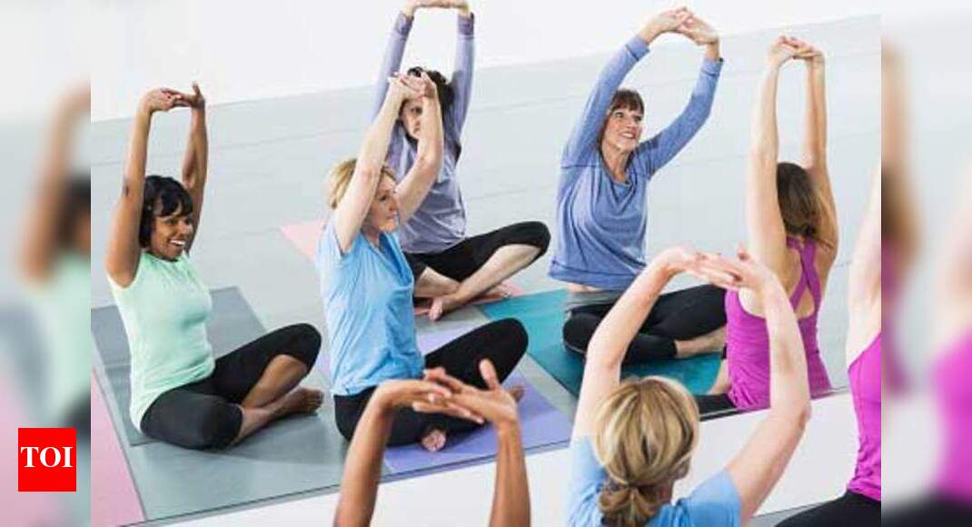No time for yoga class? Here's pop up yoga for you - Times of India