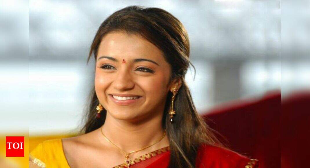 Why is Trisha so excited? | Kannada Movie News - Times of India