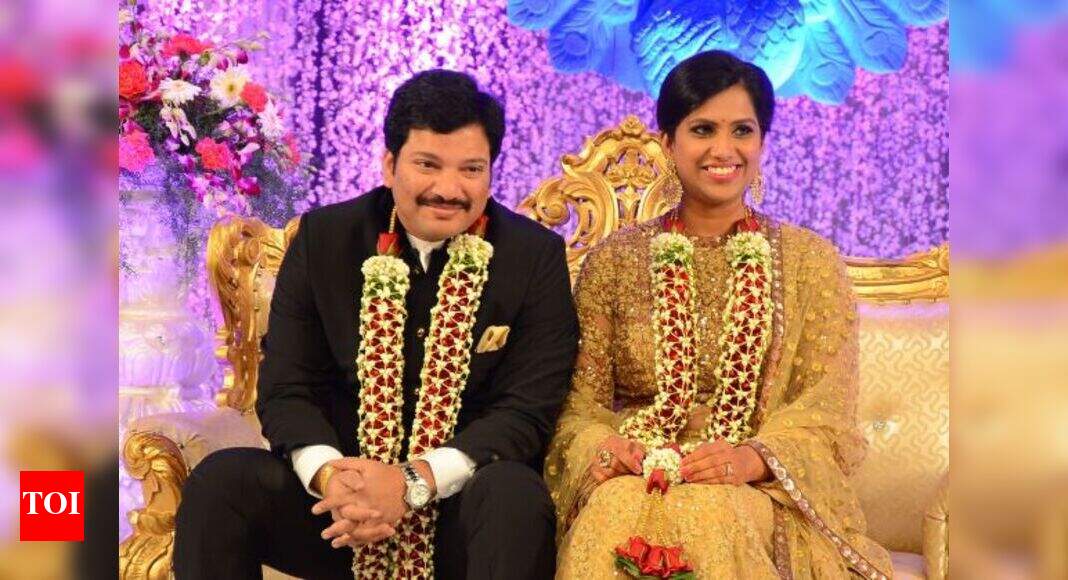 Balaji and Siva Shankari's reception at hilpa Kalavedika in Hyderabad ...
