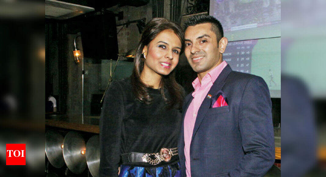 Monicka Vadera and Tehseen Poonawalla celebrate Valentine's Day at a ...