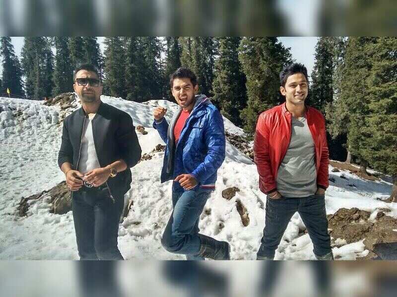 Ajaz Khan, Sahil Anand and Harsh Nagar shoot in Shimla | Hindi Movie ...