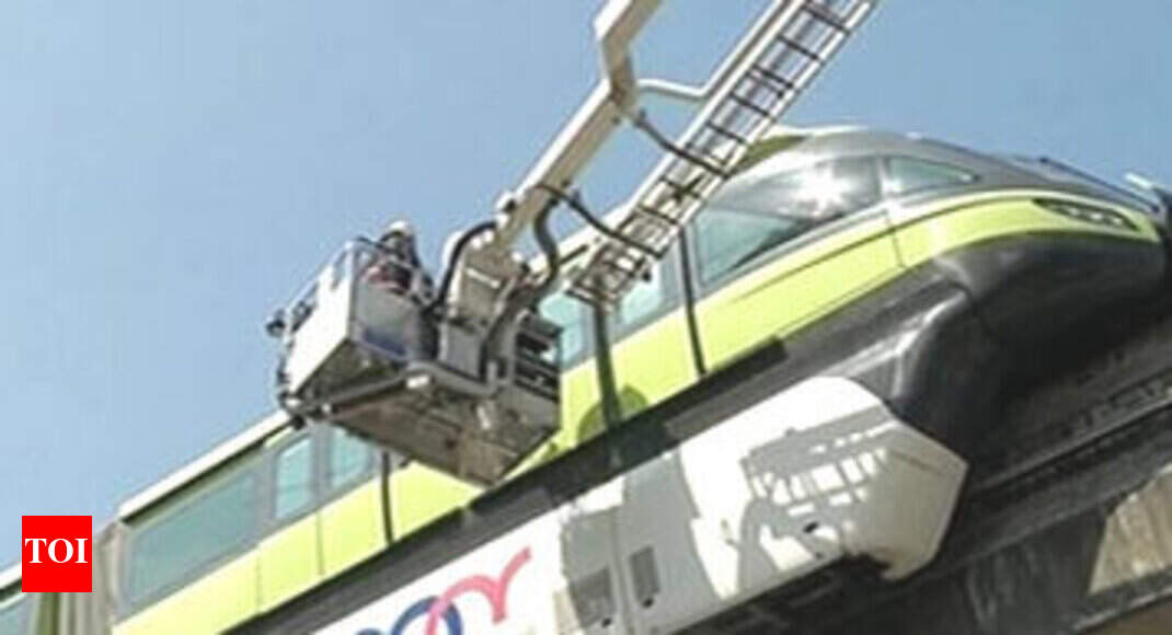 Mumbai: Monorail operations disrupted due to power failure | Mumbai News - Times of India