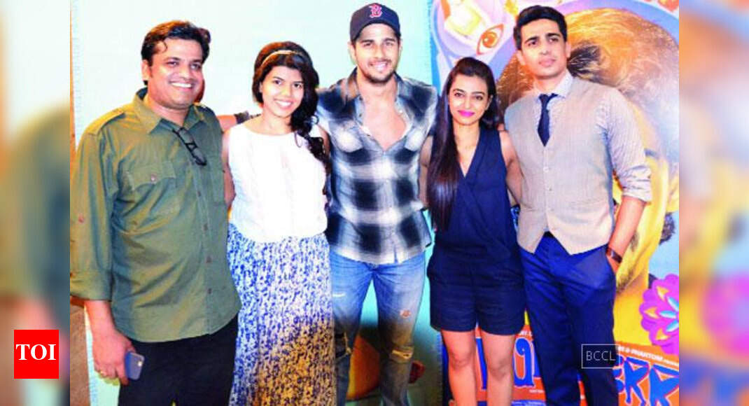 Sidharth Malhotra hangs out with the Hunterrr gang | Hindi Movie News ...