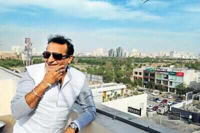Paresh Ganatra is taken with Gurgaon's skyline on his first visit ...