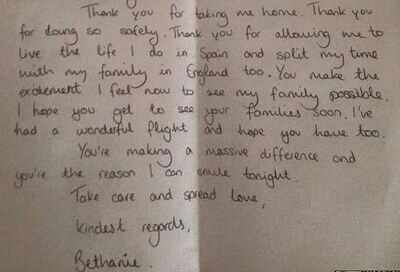 Passenger's ‘Thank You’ note to pilot goes viral - Times of India
