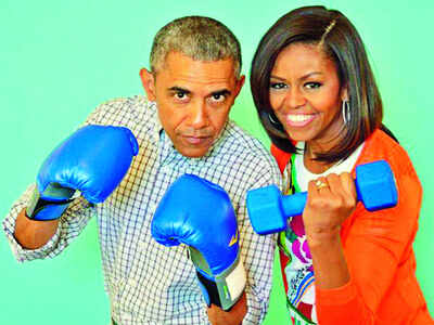 Presidential workout: Look who’s hitting the gym! - Times of India