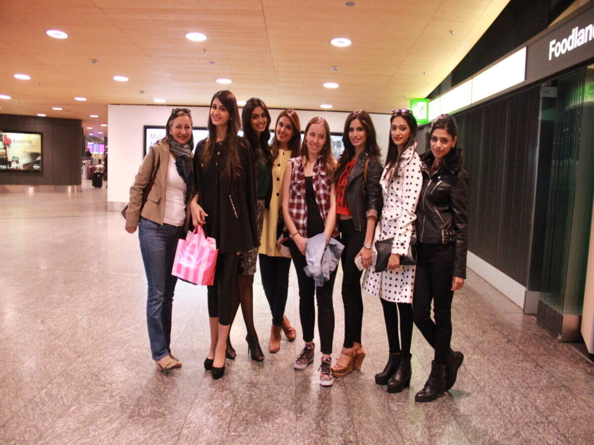 Miss India 2015 winners arrive in style at Zurich