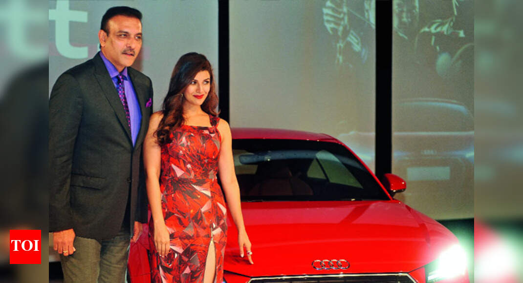 Ravi Shastri and Nimrat Kaur unveil new Audi TT Coupe in Delhi | Events ...