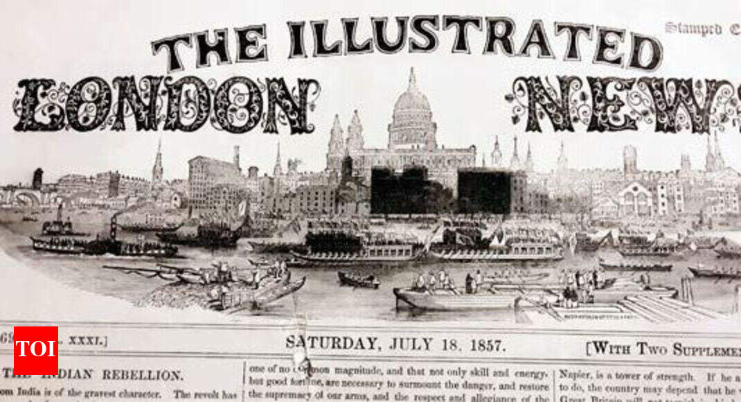 1857 revolt news clippings: Reports went from fair to pro-British ...