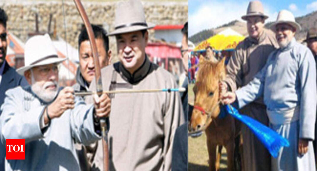 Why PM Modi left 'Kanthaka' in Mongolia | India News - Times of India