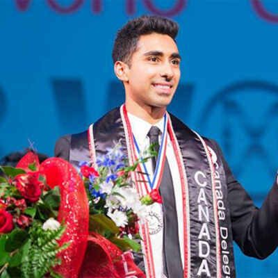 Jinder Atwal to represent Canada at Mister World 2015 - Times of India