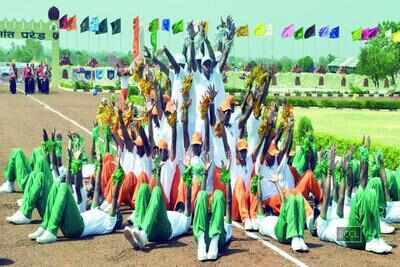 Dikshant Parade of Chandukhedi’s Sashastra Seema Bal held in Bhopal ...