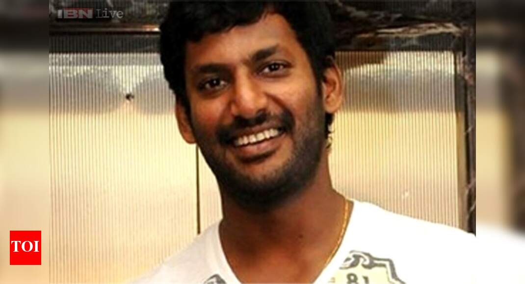 Vishal visits his dad on the set | Tamil Movie News - Times of India