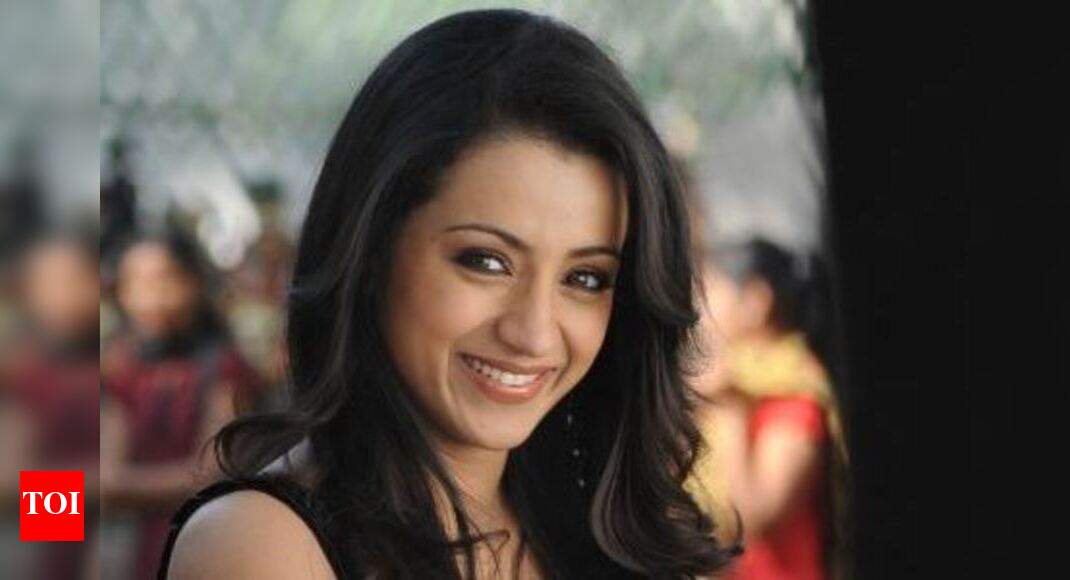 Trisha tries hard to look 20 again | Telugu Movie News - Times of India