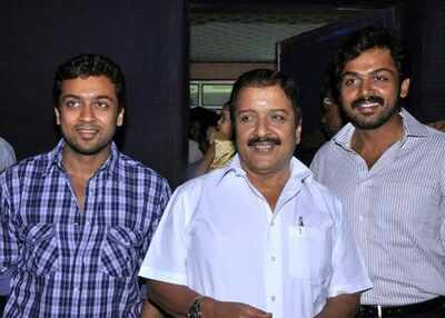 Suriya fetes his dad for completing 50 years | Tamil Movie News - Times ...