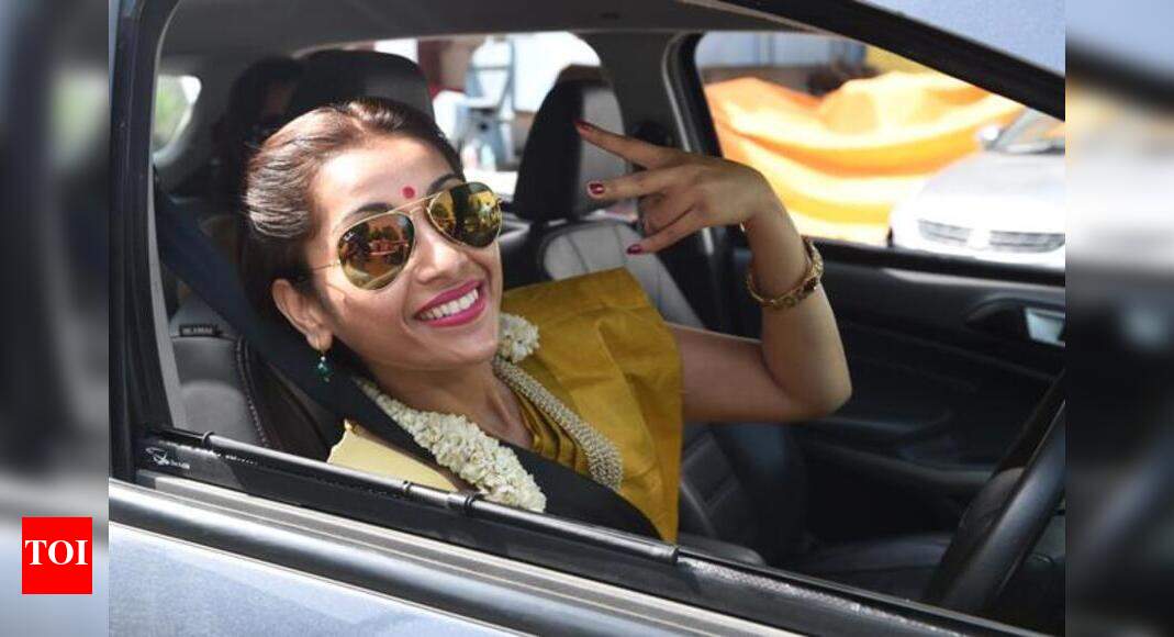 Simar sported trendy sunglasses at the Duchess car rally at Savera in ...