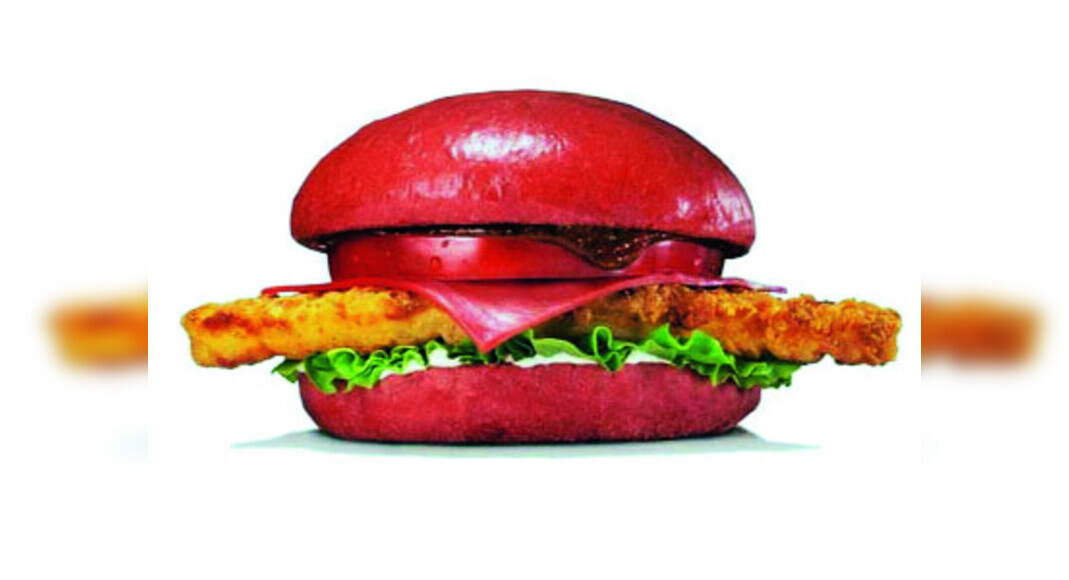Will you eat this fiery red burger? – Food & Recipes