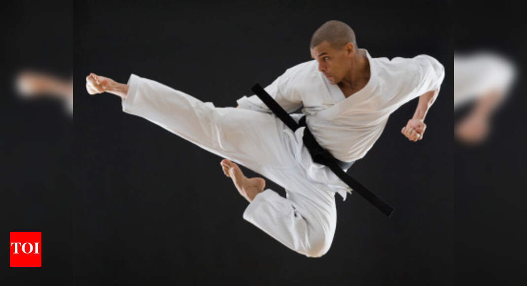 This jawan kicked his way into a record book - Times of India