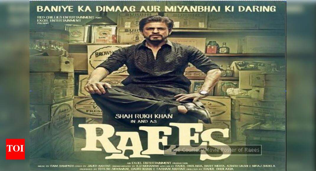 First look poster of 'Raees' unveiled | Hindi Movie News - Times of India