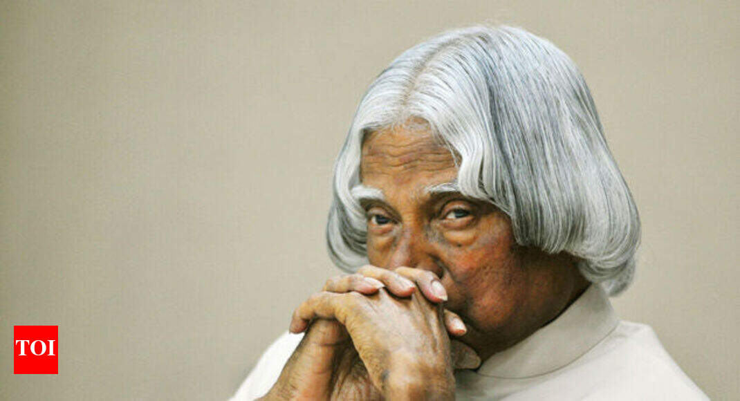 When President Abdul Kalam acted as a guide for TOI | India News ...