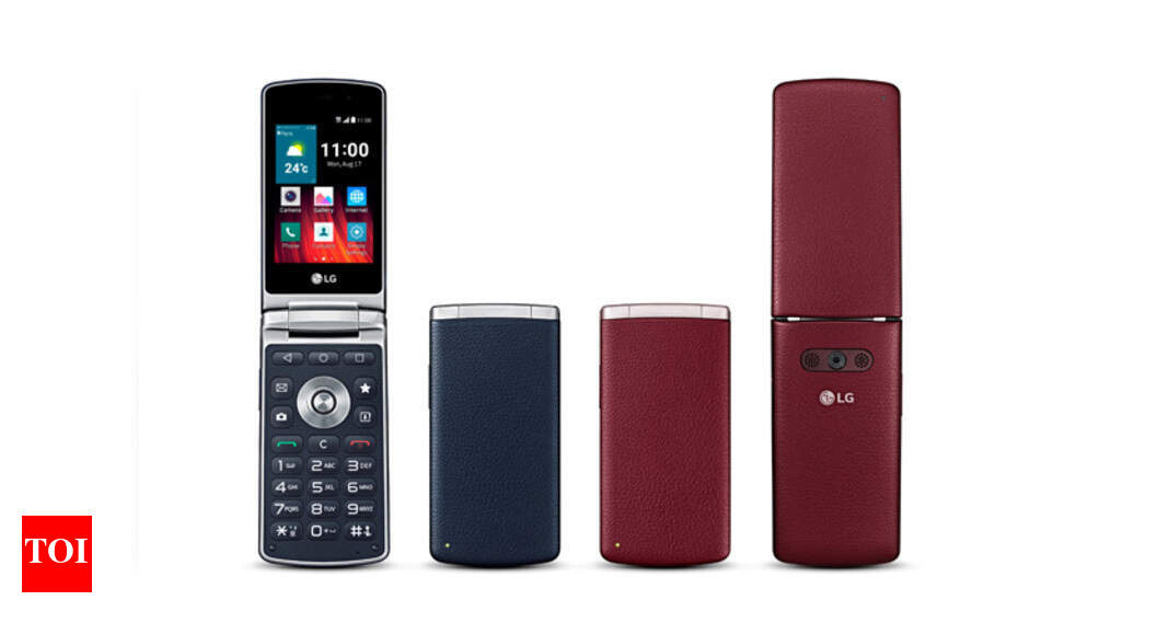 LG launches Android flip phone Wine Smart globally - Times of India