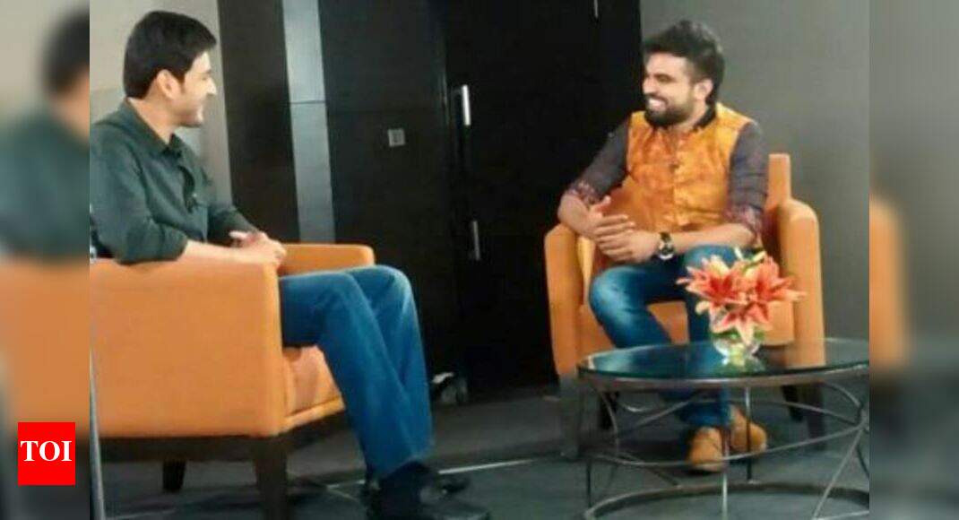 When Anchor Pradeep interviewed Prince Mahesh Babu - Times of India