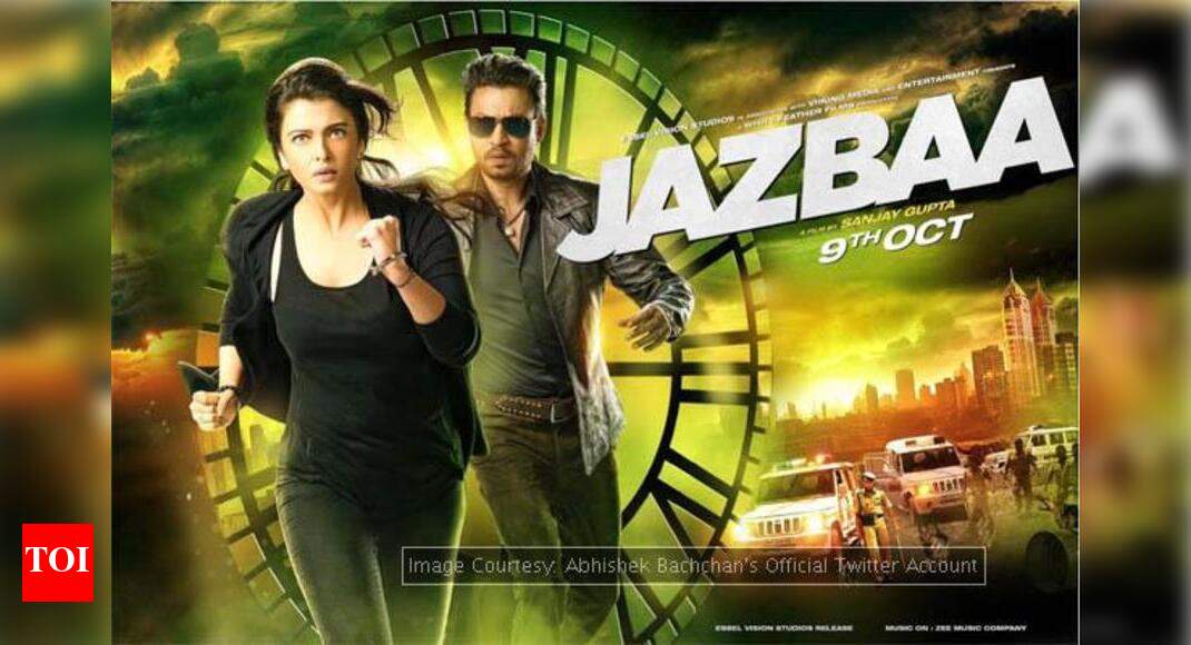 Abhishek Bachchan shares Jazbaa's new poster. | Hindi Movie News ...