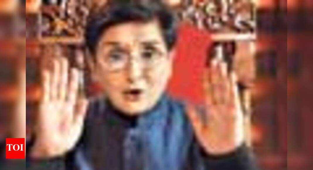I do lose my temper: Kiran Bedi - Times of India