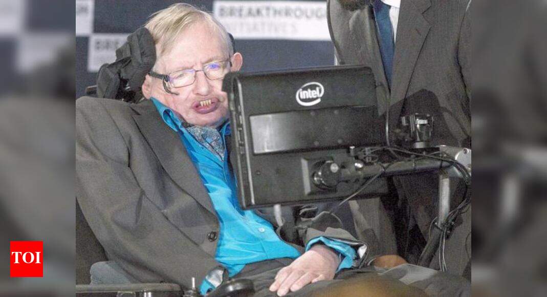 Hawking speech software on web - Times of India