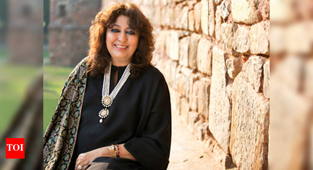Madhu Jain previews new project 'Rare Textiles of Gujarat' - Times of India