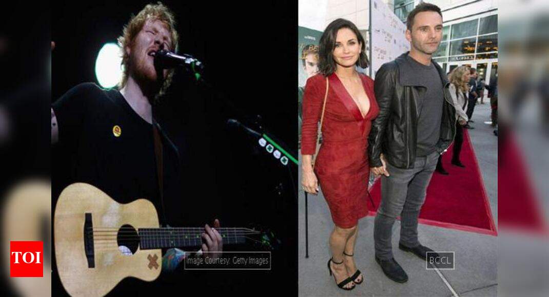 Ed Sheeran is Courtney Cox's wedding singer | English Movie News ...