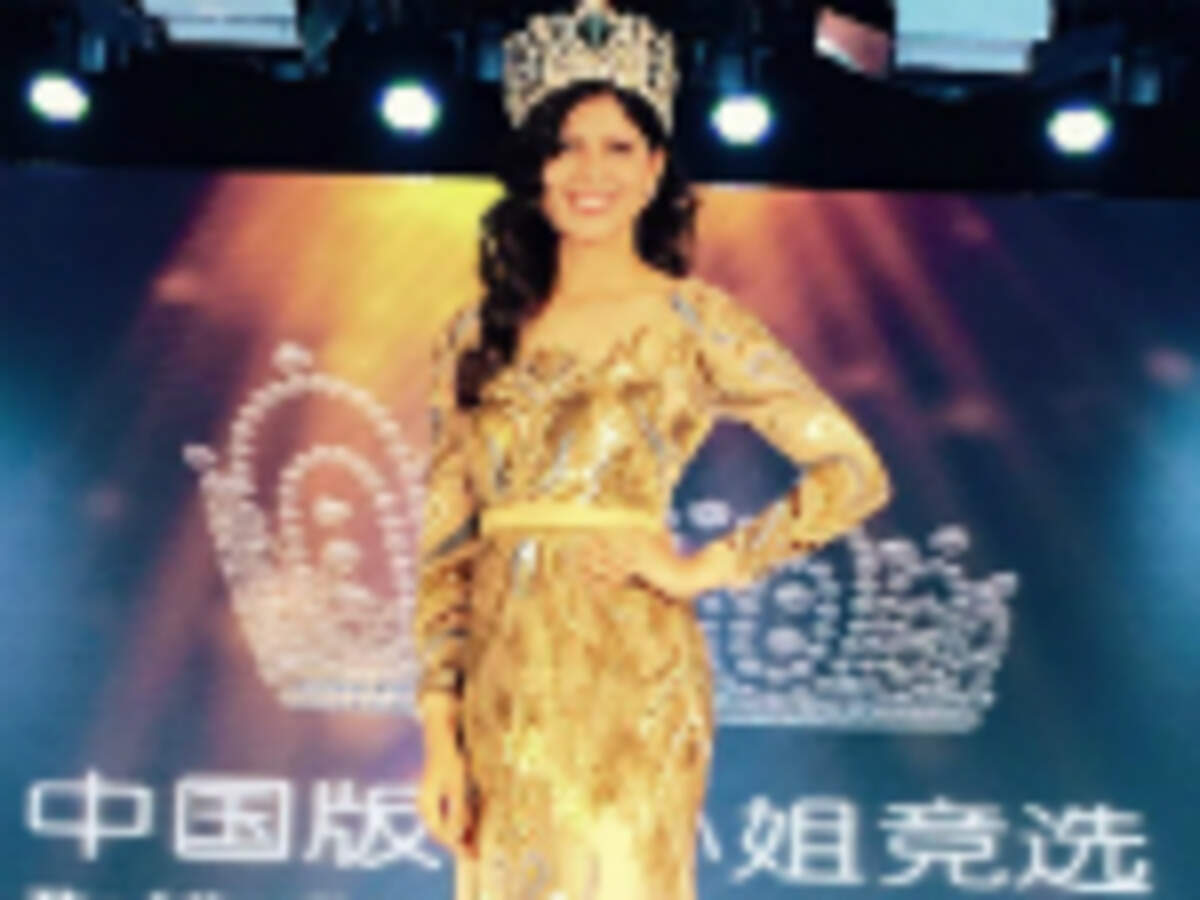 Beauty queen Asha Bhat judges Miss China pageant