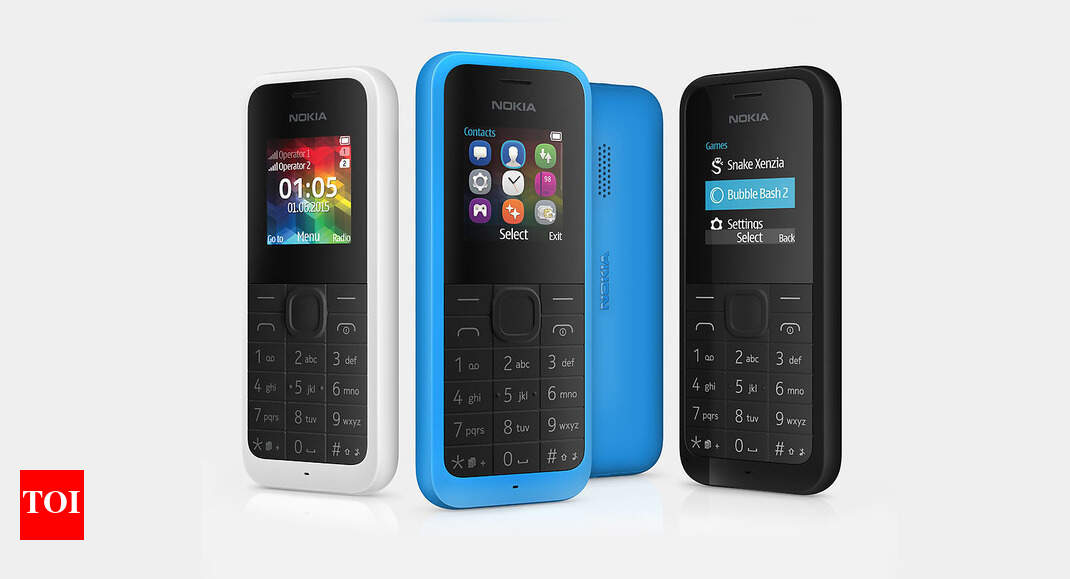 Nokia 105 dual sim feature phone launched, priced at Rs 1,419 - Times ...
