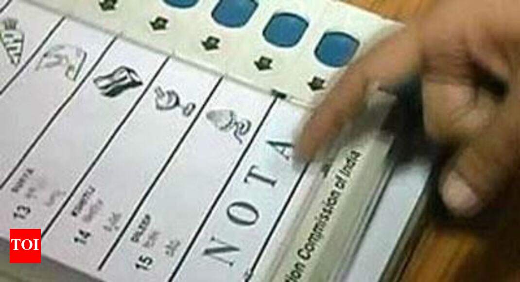 'None of the Above' option on EVMS to carry its own symbol from Bihar ...