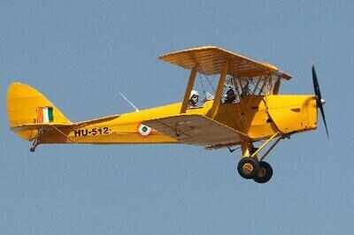 Vintage Pushpak aircraft reaches Sanganer airport - Times of India