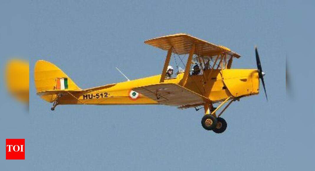 Vintage Pushpak aircraft reaches Sanganer airport - Times of India