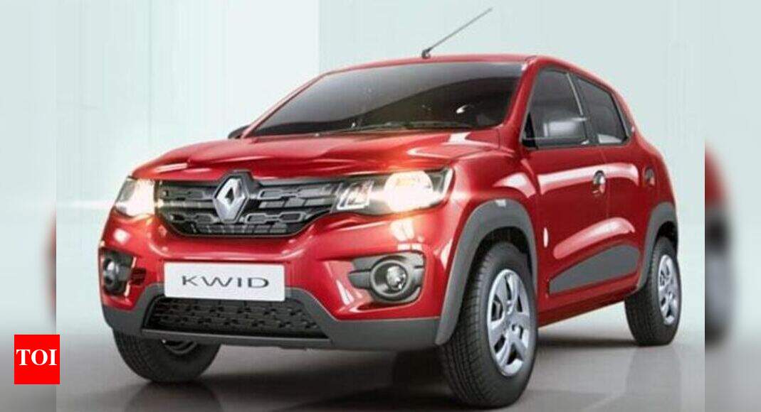 Renault launches Kwid with price starting at Rs 2.6 lakh - Times of India