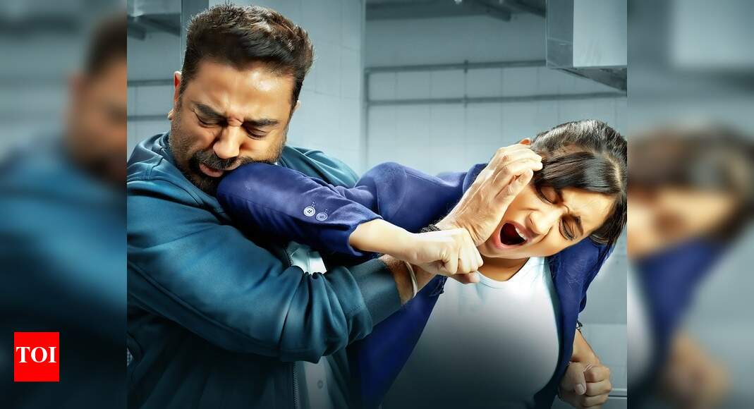 A badass Trisha fights Kamal like a champ | Telugu Movie News - Times ...