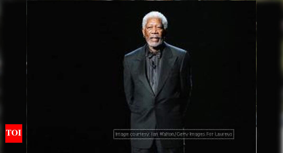 Morgan Freeman recites famous movie lines for Stephen Colbert | English ...
