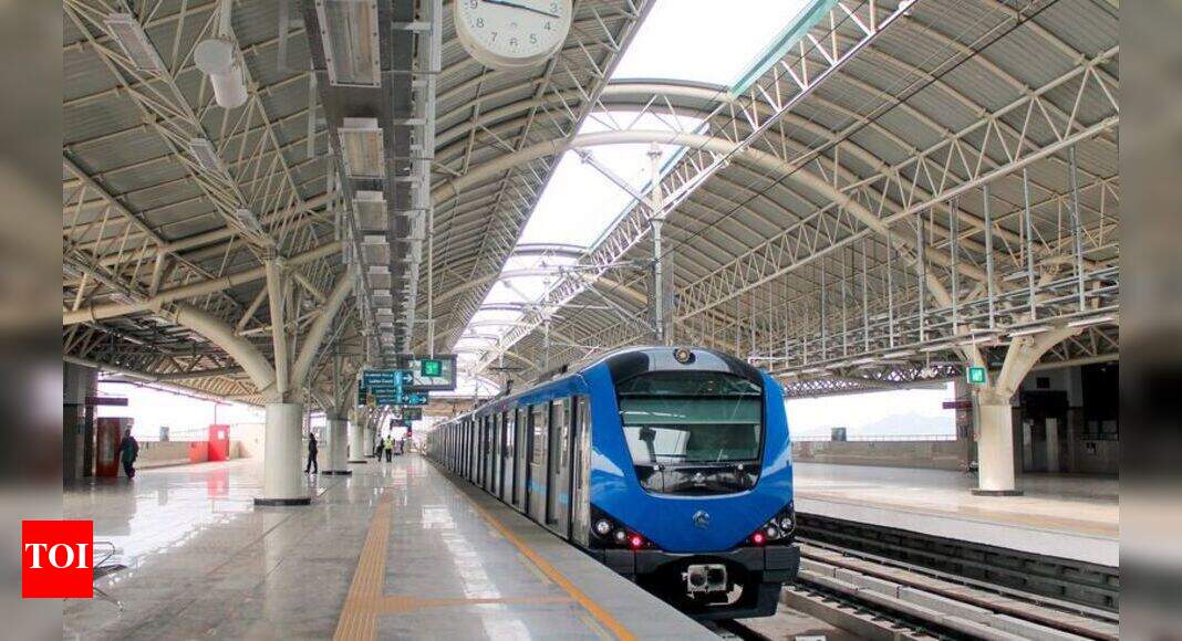 Chennai Metro Rail begins trial run between Alandur and Little Mount ...