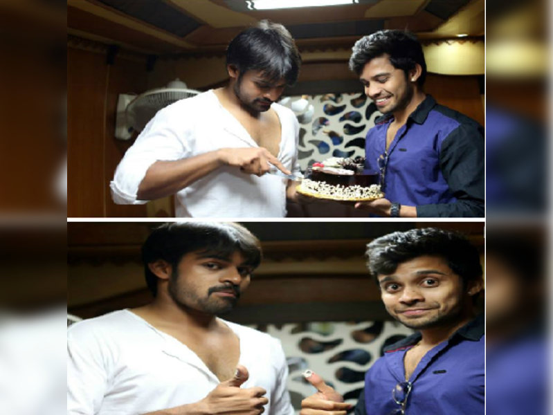 Vishwa: Actor Sai Dharam Tej birthday celebrations with Vishwa - Times ...